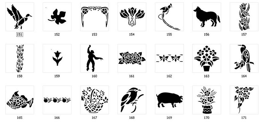 Nature Stencils - Page 2 | The Sign Maker