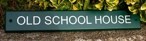 Painted Wooden House Name Signs | The Sign Maker