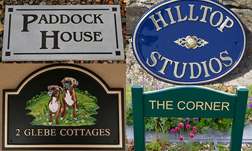 House Signs, House Name Plates, Home Names | The Sign Maker