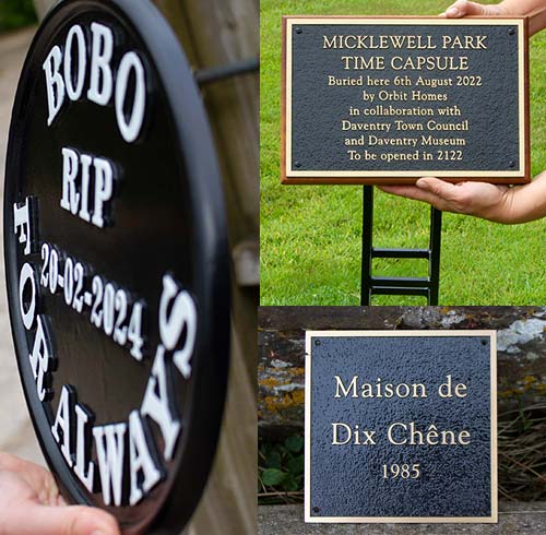 Cast Metal House Signs, Name Plates & Plaques | The Sign Maker