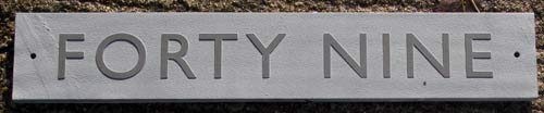 Slate House Sign, Slate House Name Plate | The Sign Maker