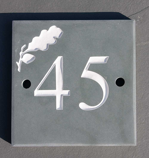 Slate House Numbers - Door Number Signs | The Sign Maker