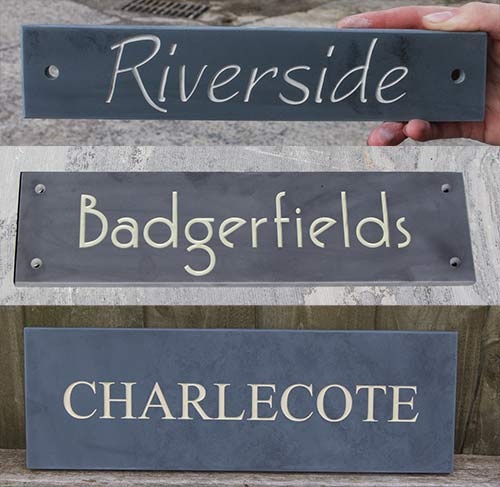 Slate House Sign, Slate House Name Plate | The Sign Maker