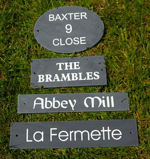 Slate House Signs - Slate Address Signs | The Sign Maker