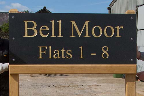 Granite Signs, Slate Signs with Wooden Posts | The Sign Maker
