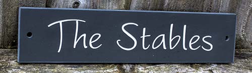Slate House Sign, Slate House Name Plate | The Sign Maker
