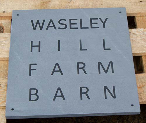 Slate House Signs - Raised Lettering | The Sign Maker