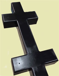 Wooden Posts, Oak Posts, Wrought Iron Bracket | The Sign Maker