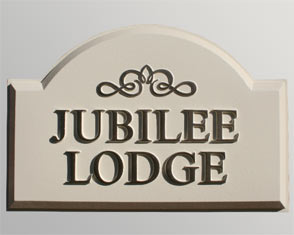 Hand Painted Arch Top Cast Signs | The Sign Maker