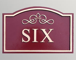 Hand Painted Arch Top Cast Signs | The Sign Maker