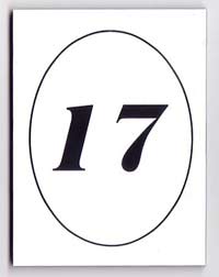 Engraved Door Numbers and House Number Signs | The Sign Maker