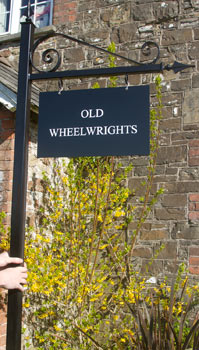 Wooden Posts with Arm for Hanging Signs | The Sign Maker