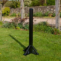 Wooden Posts, Oak Posts, Wrought Iron Bracket | The Sign Maker