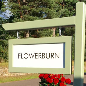 Wooden Posts with Arm for Hanging Signs | The Sign Maker