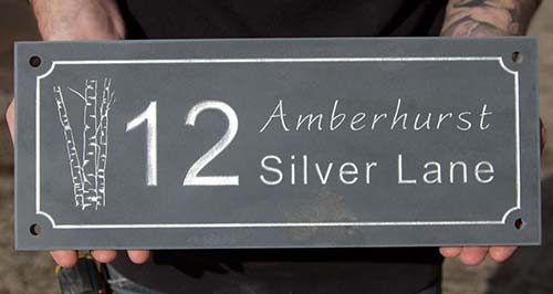 Slate Home Signs and Slate Address Signs. | The Sign Maker