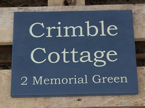 Stone, Granite, Slate Signs & House Signs | The Sign Maker