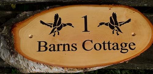 Hardwood House Signs - Wooden House Signs | The Sign Maker
