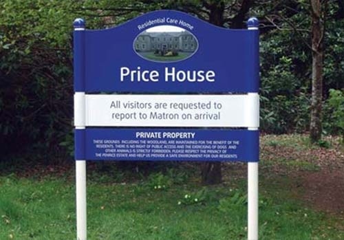 Entrance Signs - Signs With Posts | The Sign Maker