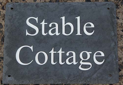 Stone, Granite, Slate Signs & House Signs | The Sign Maker