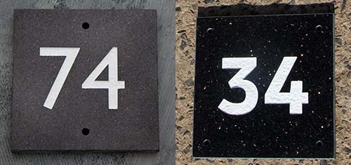 Stone, Granite, Slate Signs & House Signs | The Sign Maker