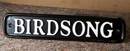 Cast Metal House Signs, Name Plates & Plaques | The Sign Maker