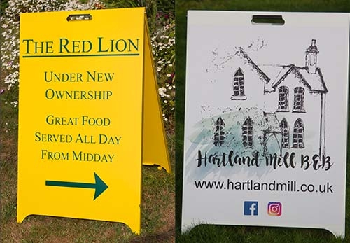 Pavement Signs - A-Boards - Sandwich Boards | The Sign Maker